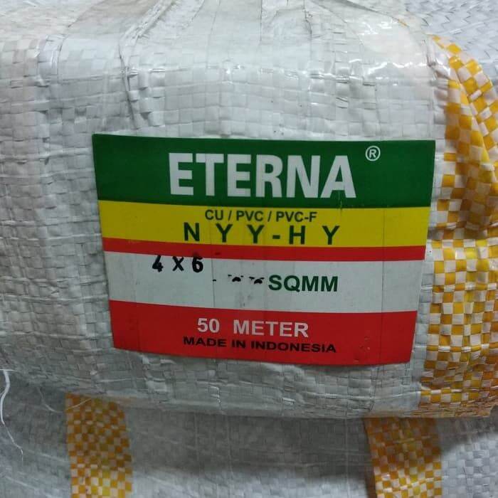Kabel Eterna NYYHY 4x6 @50m hitam serabut | Lazada Indonesia