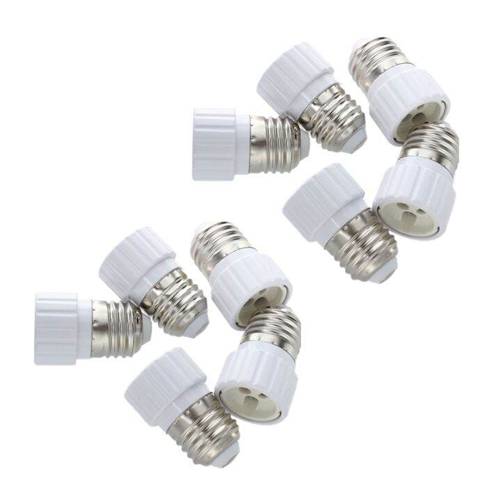 E27 to GU10 Lamp Light Bulb Base Socket Converter Adaptor 10 Pack ...