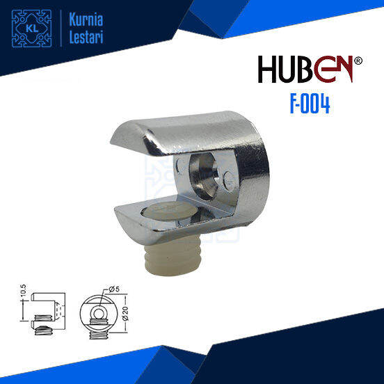 Ambalan Jepit Kaca / Bracket Rak Kaca HUBEN F-004 | Lazada Indonesia