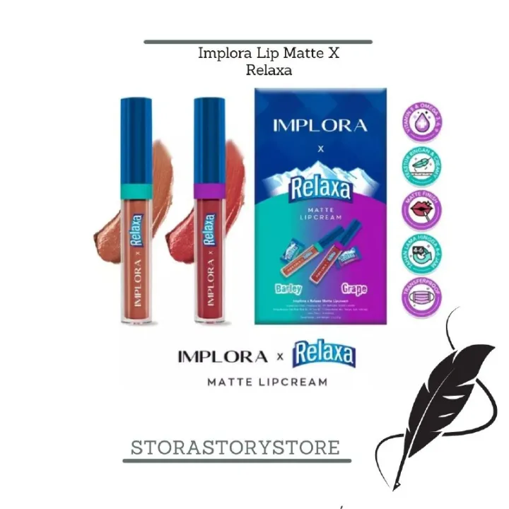 Implora x Relaxa | Implora Urban Lip Cream Matte | Implora Urban Lip ...
