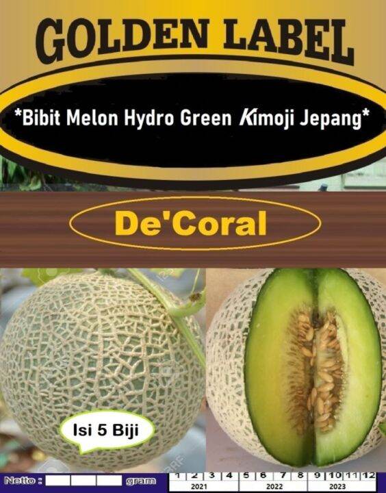 Bibit Melon Hydro Green Kimoji Jepang |Benih Melon Hydro Kimoji Jepang | Lazada Indonesia