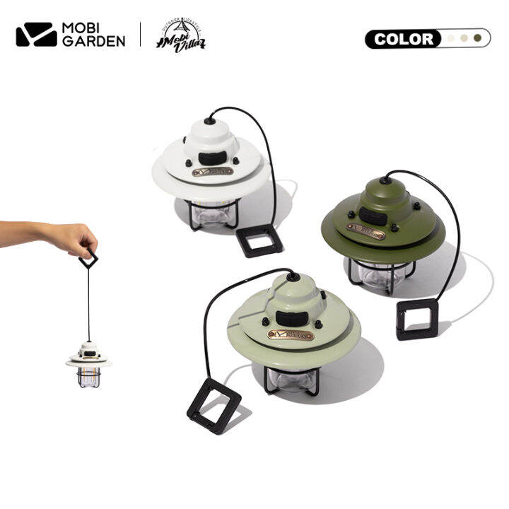 MOBI GARDEN Tent Light Exquisite Camping Retro Atmosphere Chandelier ...