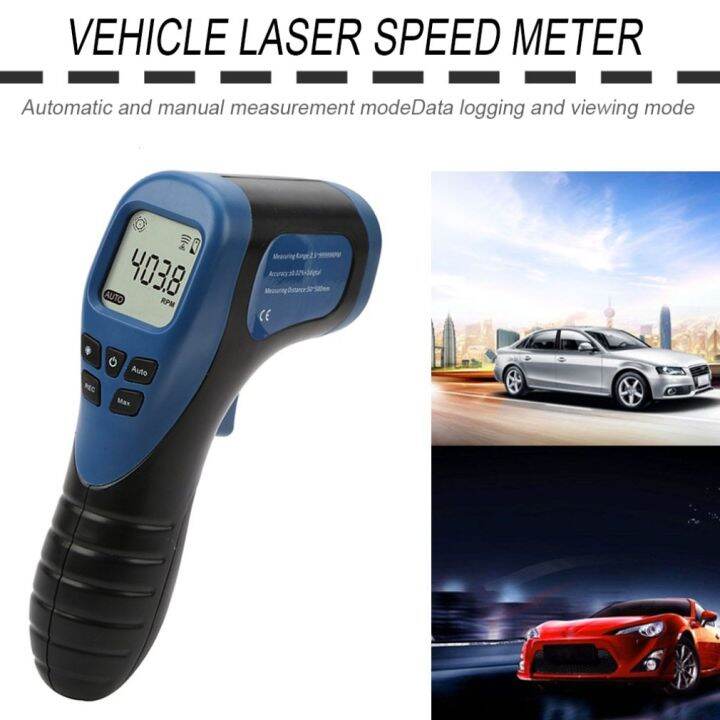 รถพิเศษไม่ติดต่อ RPM Meter Motor Speed Gauge Style Digital Speedometer ...