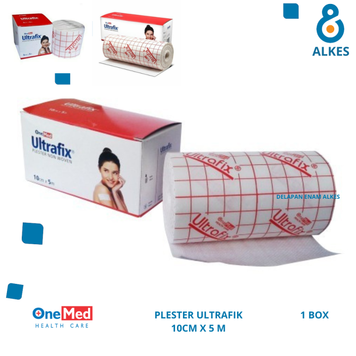 Ultrafix 10 cm x 5 m Plester Medis Plaster Luka Transparan Anti Air ...