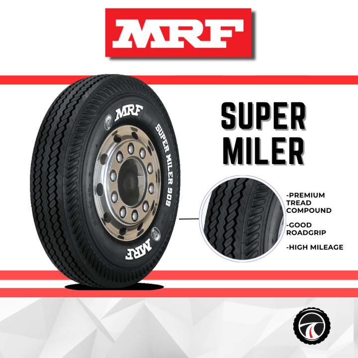 MRF TIRE SUPERMILER RIB 7.00-15, 7.50-15, 7.00-16, 7.50-16, 8.25-16 ...