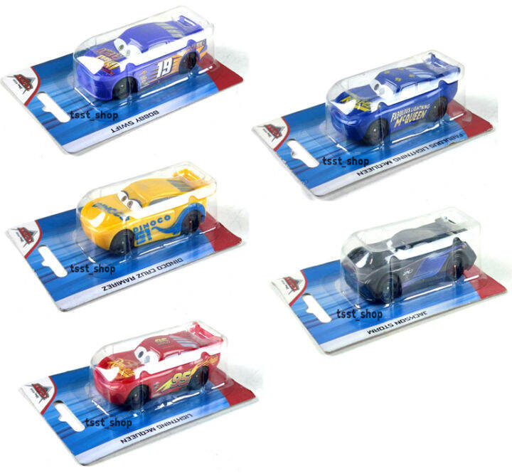 Pixar Disney Mini racing Car figure 1/64 พลาสติก | Lazada.co.th
