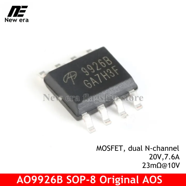 10ชิ้นเดิมAO9926B SOP-8 9926B SOIC8 20โวลต์/7.6A MOSFET Dual N-ช่องใหม่เดิมAOS | Lazada.co.th