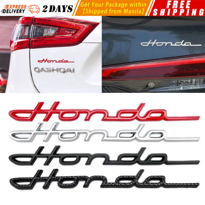 ️ 【Fast Delivery】【3D Metal Honda】21.5*3CM Honda Logo Side Fender Emblem ...