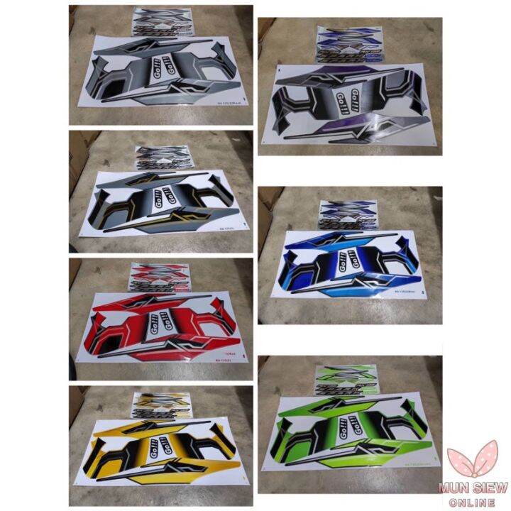 Stiker Sticker Body Stripe (2) Spark Rx135 Lc135v1 Lc135 V1 ( Thailook ...