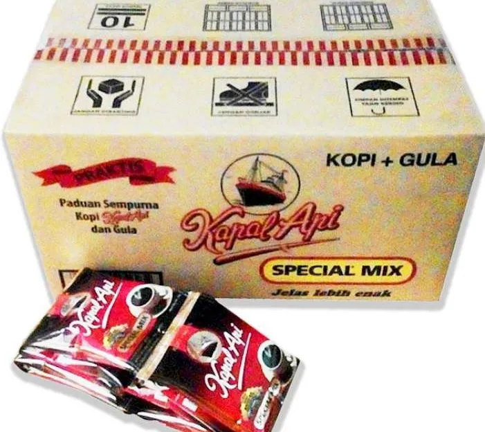 1 Dus Kopi Kapal Api Special Mix 24 gram /Kopi Kapal Api + Gula ... 1 Dus Kopi Kapal Api Special Mix 24 gram /Kopi Kapal Api + Gula ...