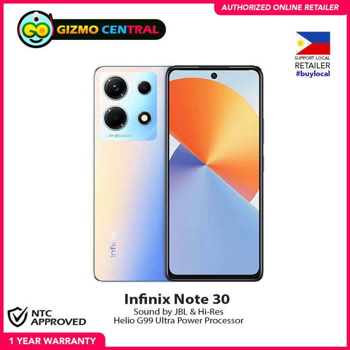 Infinix Note 30 4G | Helio G99 Power Processor | 64MP Main Camera | Sound by JBL & Hi-Res ...
