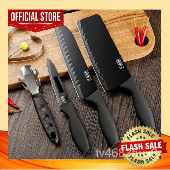 HM Buck Stainless Steel Multifunction Kitchen Knife Sets 5-piece ...