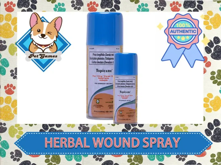 Topicure Herbal Wound Spray 75mL Bottle | Lazada PH