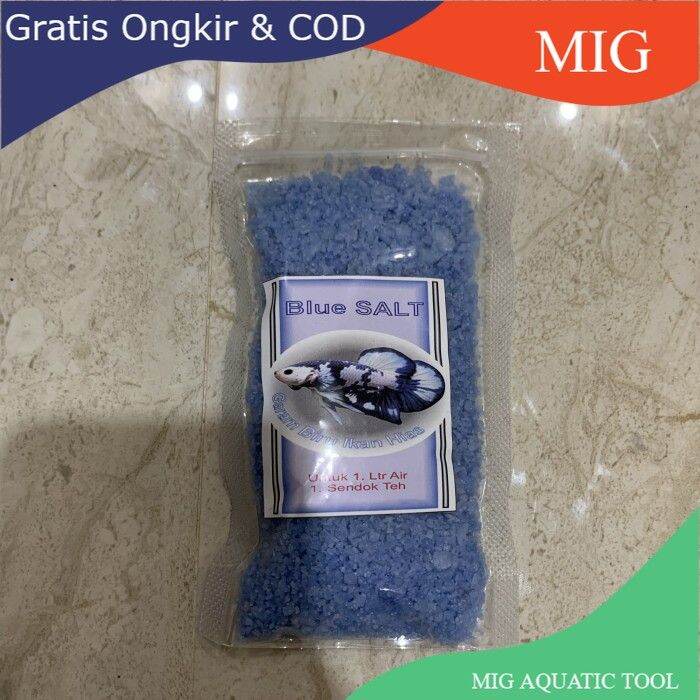 obat ikan BLUE SALT GARAM BIRU 100 gr saset | Lazada Indonesia