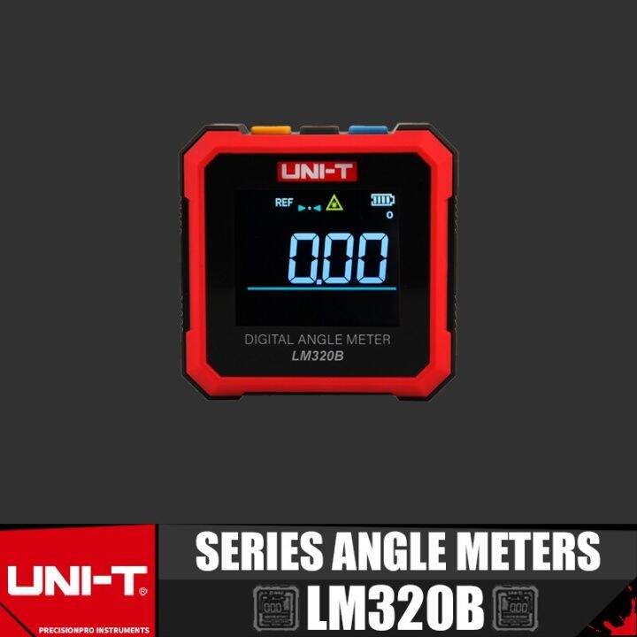 UNI-T LM320A LM320B Electronic Angle Meter Bevel Box Digital Protractor Magnetic Inclinometer ...