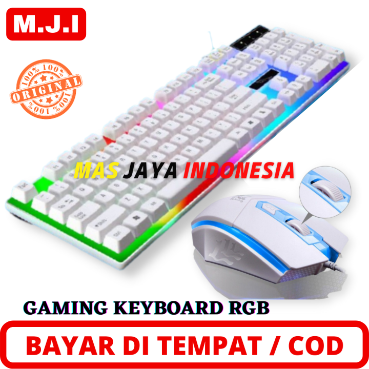 Keyboard Gaming RGB Asus Mechanical Murah Set Keyboard dan Mouse Untuk ...