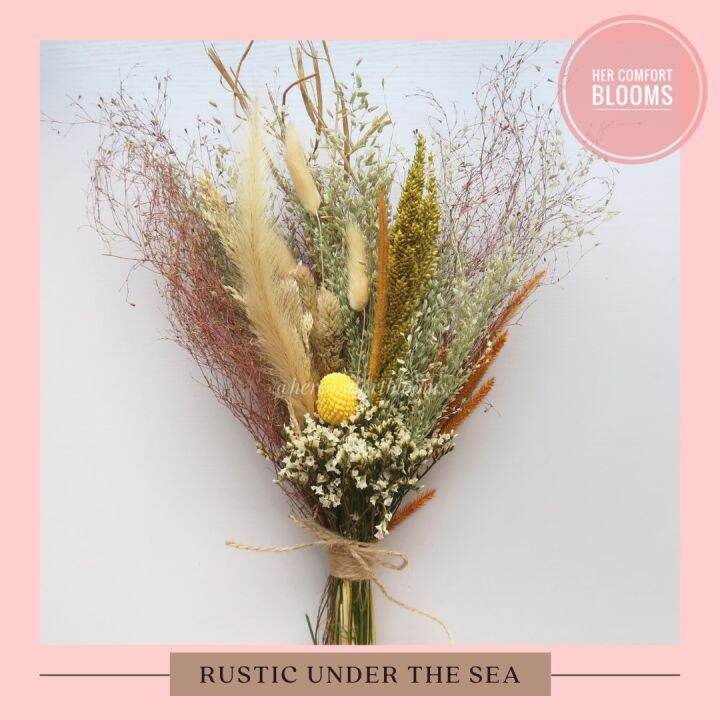 Dried Flower Bouquet Rustic Theme | Lazada PH