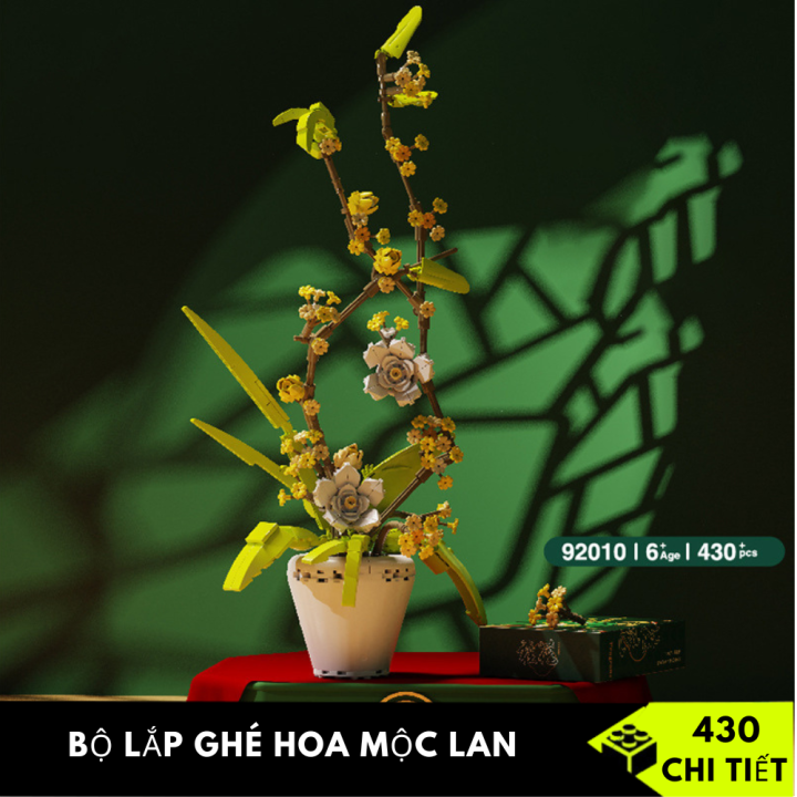 BỘ XẾP HÌNH GIỎ HOA LEGO 92010 420 CHI TIẾT | Lazada.vn