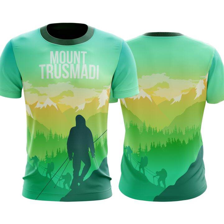 Hiking Mountaineering Shirt Full Sublimation 100% Cotton Material | Lazada PH