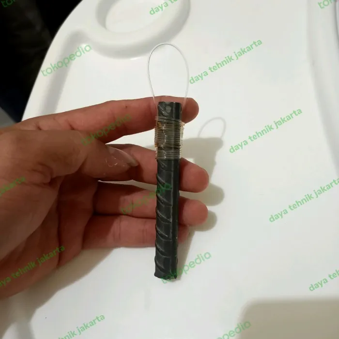 pemberat timah besi ulir 10cm 90gram - pemberat pancing dasaran ...