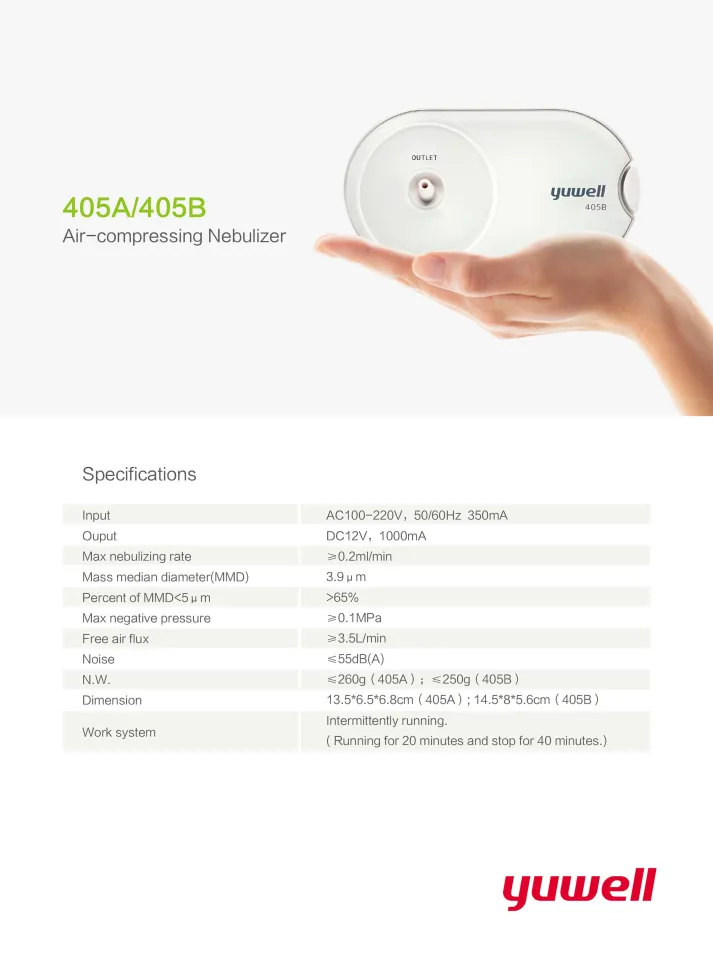 Nebulizer Easy Neb Yuwell Mdk Mart, 42% OFF | eccosis.com.co