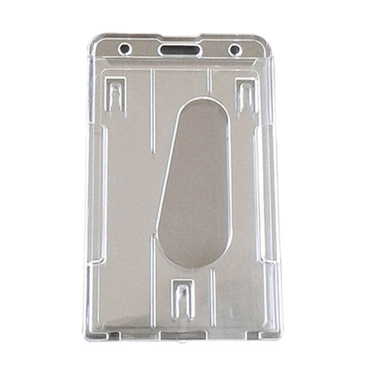 Clear Transparent ID Card Holder Waterproof Type PC Case Protector ...