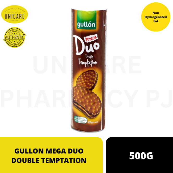 GULLON MEGA DUO DOUBLE TEMPTATION 500G. Non Hydrogenated Fat | Lazada