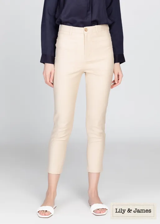 Janice Pants (Khaki) | Lazada PH