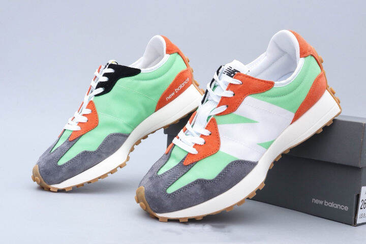 ของแท้ New Balance 327 ผู้บุกเบิกย้อนยุค NB327 ซีรีส์ย้อนยุคลำลองสำหรับ ...