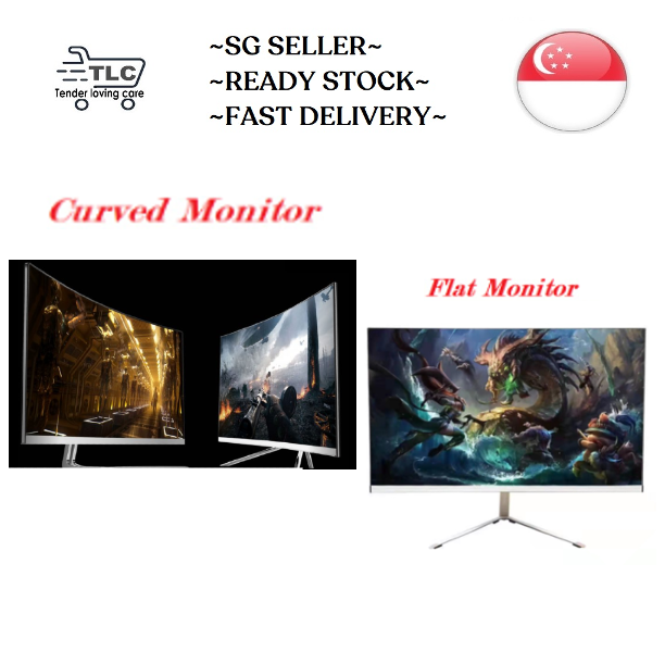 ⚡BEST DEALS!!!⚡Straight Curved monitors 24/27/32 Inch Full HD 60Hz Led ...