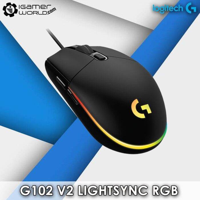Flash Sale Logitech G102 LIGHTSYNC V2 Black Gaming Mouse Terlaris ...