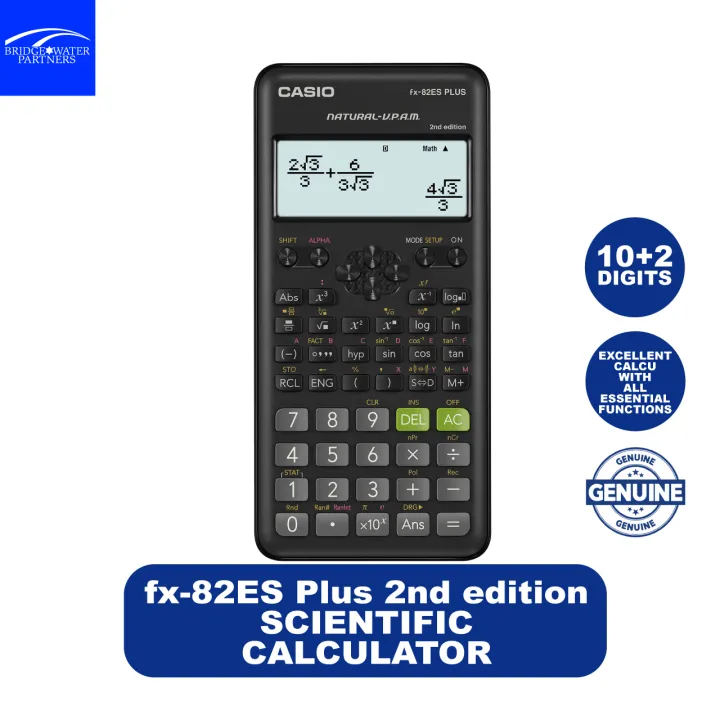 Casio FX-82ES Plus 2nd edition Scientific Calculator | Lazada PH