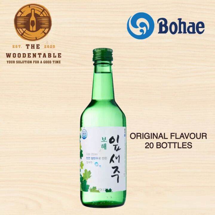 Bohae Original Flavour Soju x 20 Bottle | Lazada Singapore