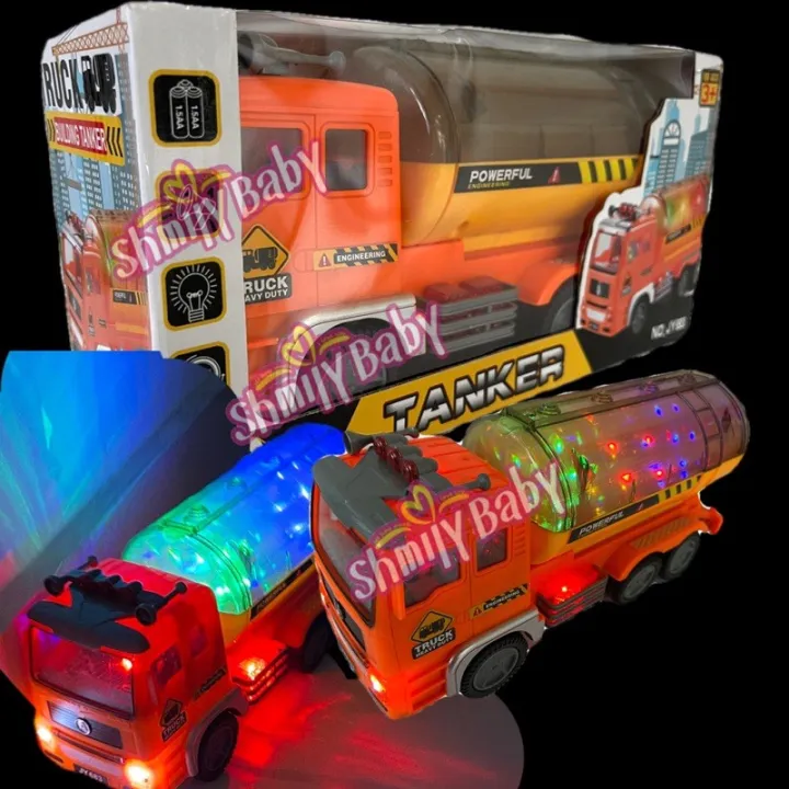 Kids Playset Lorry Water Tank Lorry Tanker Truck Vehicle Playset Lori ...