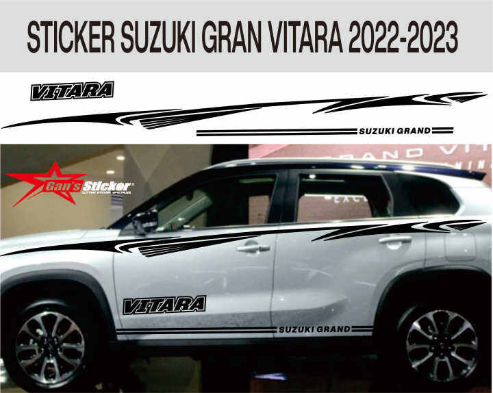 sticker suzuki grand vitara all new vitara 2022 2023 | Lazada Indonesia