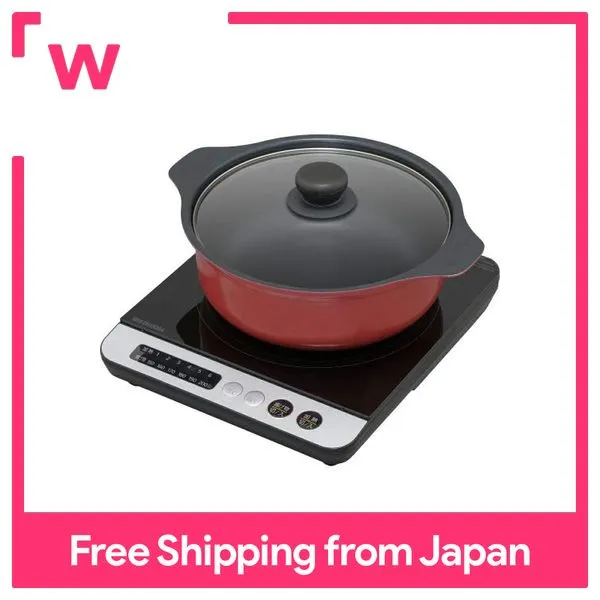 Iris IH cooking heater 1400W pot set Black / Red IHKP-3524-B / R | Lazada PH