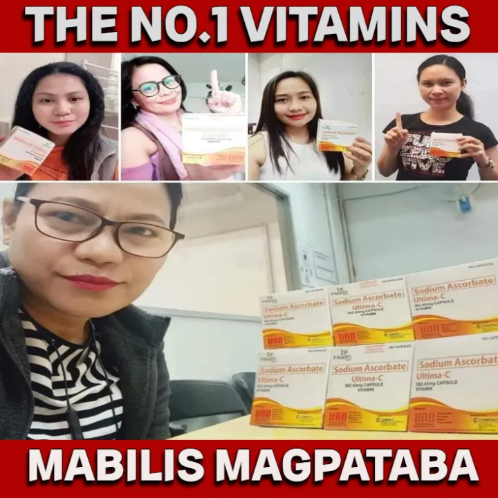 Ultima C pampataba na vitamins, 20 caps , sodium ascorbate, alkaline c ...