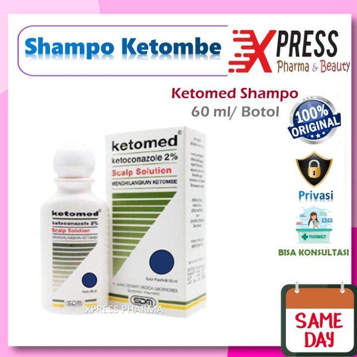 ⚡XPRESS⚡ Ketomed SHAMPOO Shampoo Anti Ketombe Ketomet Sampo Shampo ...