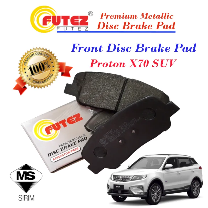 Proton X70 SUV Front Futez Disc Brake Pad | Lazada