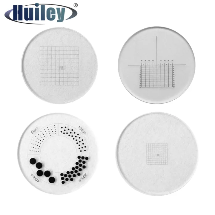 Diameter 20.4 mm Microscope Ocular Micrometer Reticle Scale Calibration ...