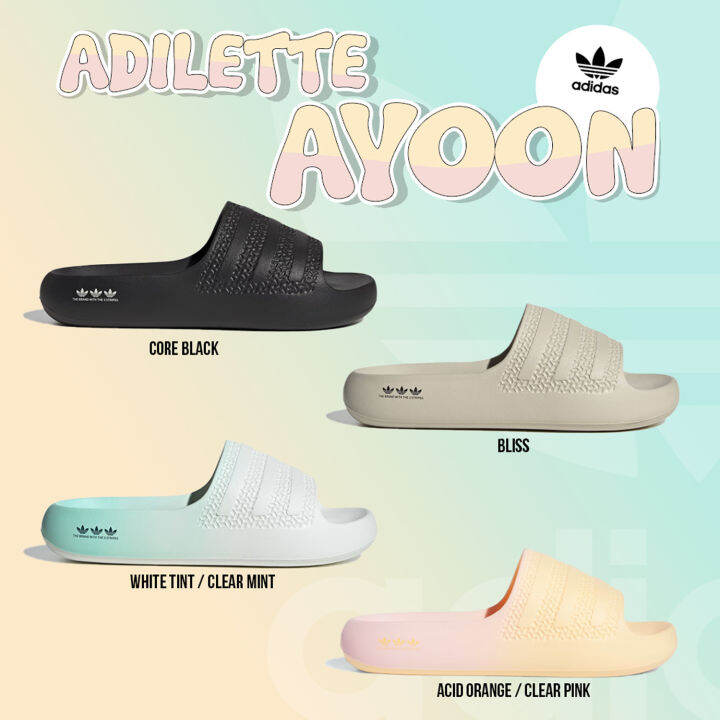 Adidas Collection อาดิดาส รองเท้าแตะ รองเท้าแบบสวม OG W Adilette Ayoon ...