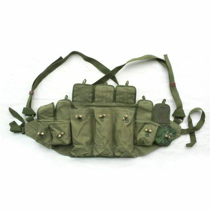 tomwang2012. MILITARY SURPLUS VIETNAM WAR CHINESE TYPE 56 AK CHEST RIG ...