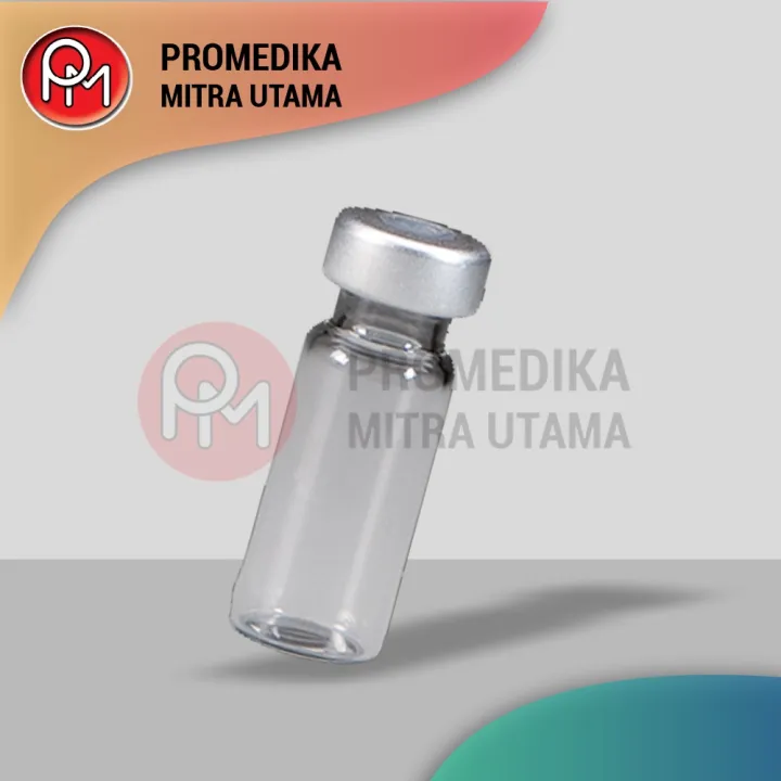 Botol Vial kaca dengan tutup Berbagai Ukuran sebagai botol sampel ...