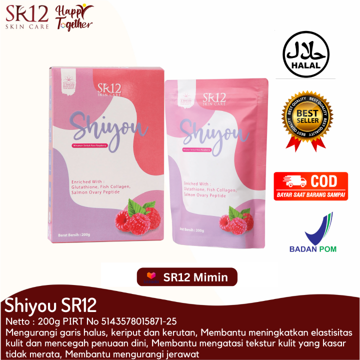 Shiyou Collagen SR12 / Minuman Kolagen / Mencegah Garis Halus / Kerutan Wajah / Mencerahkan ...