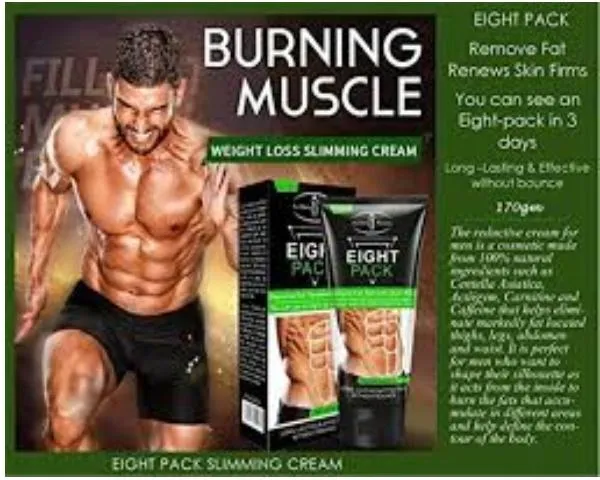 Men Eight Pack Stronger Muscle Cream Waist Torso Smooth Lines Press ...