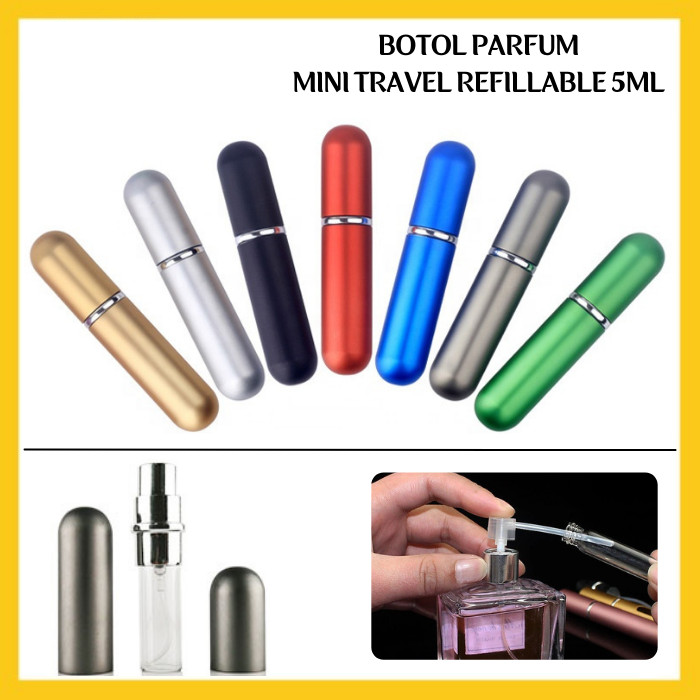Botol Isi Ulang Parfum Serbaguna / Perfume Atomizer / Botol Parfum Mini Travel / Botol Spray ...
