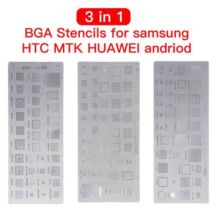 Stencils Kit BGA template Pressure Welding Steel plate Universal ...