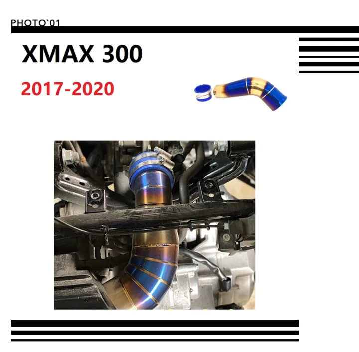 PSLER For Yamaha XMAX 300 Air Intake Power Boom Exhaust Pipe 2017 2018 ...