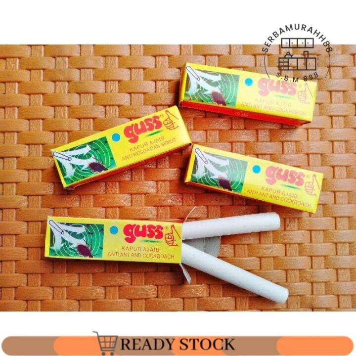 SMF.G315 - KAPUR GUSS Kapur Ajaib / Kapur Anti Semut Dan Kecoa Ecer Satuan I Pak isi 2pcs ...