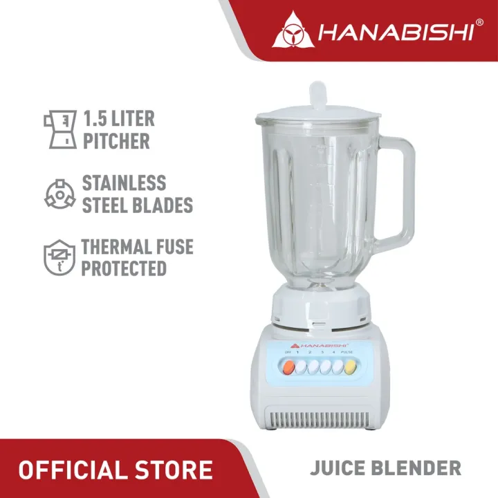 Hanabishi Juice Blender HJB115 1.5 Liter Capacity, Best for Shakes, Juice, and Smoothies | Lazada PH
